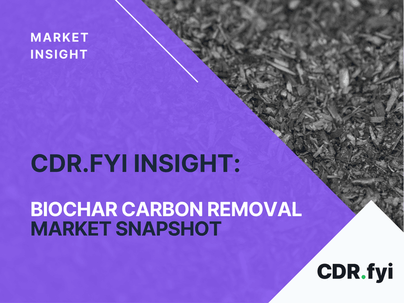 Biochar Carbon Removal Market Snapshot 2025: Prices, Volume & Trends ...